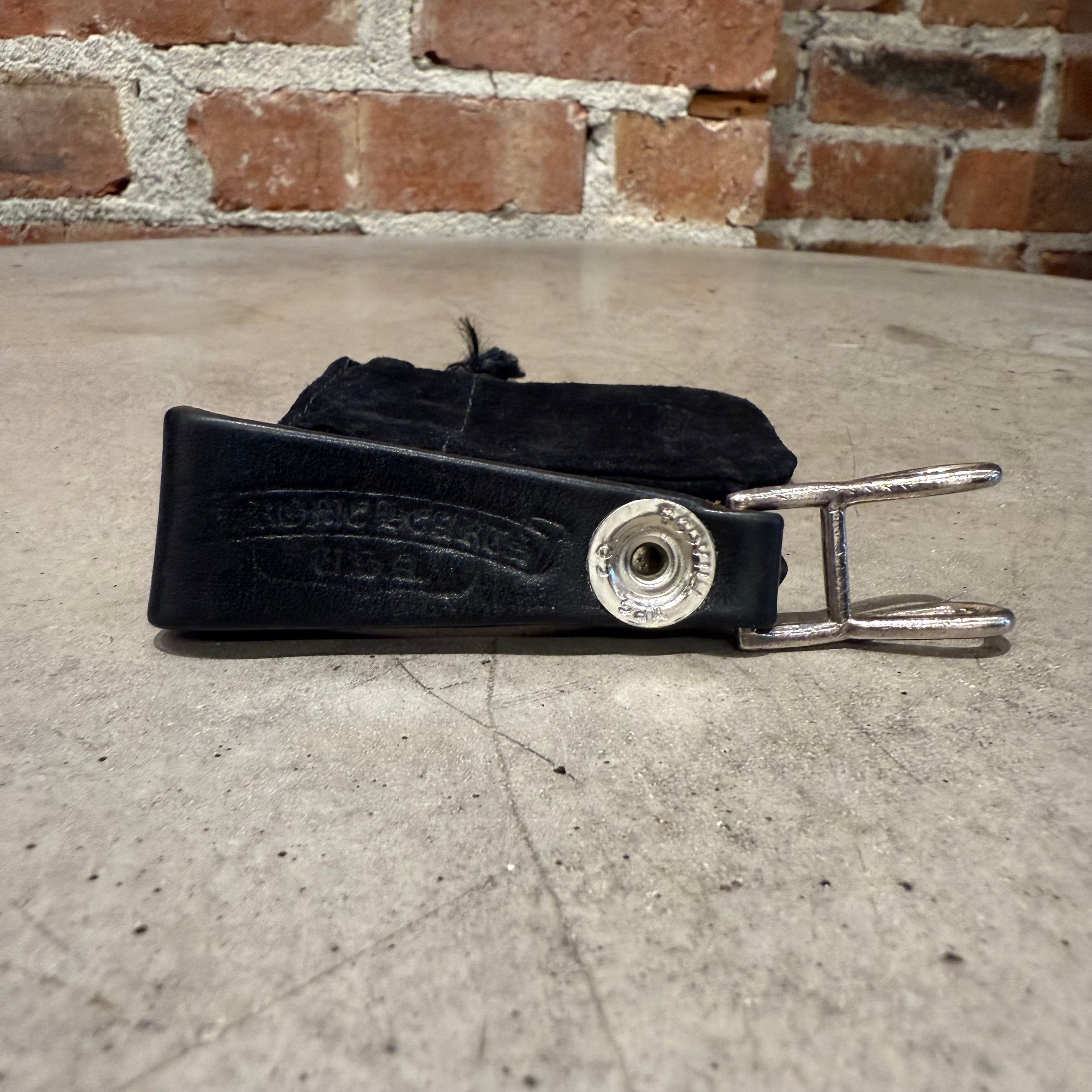 CHROME HEARTS LEATHER BELT LOOP ‘BLACK’ – Sadō Room