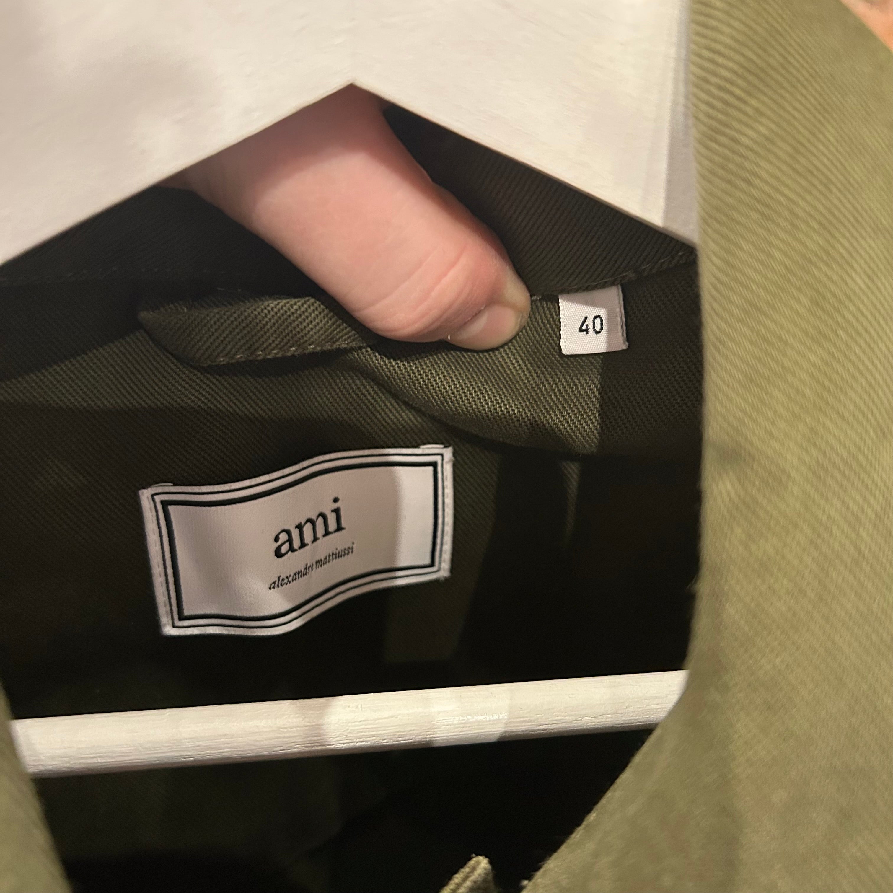 AMI CANVAS WORK JACKET ‘OLIVE’ – Sadō Room