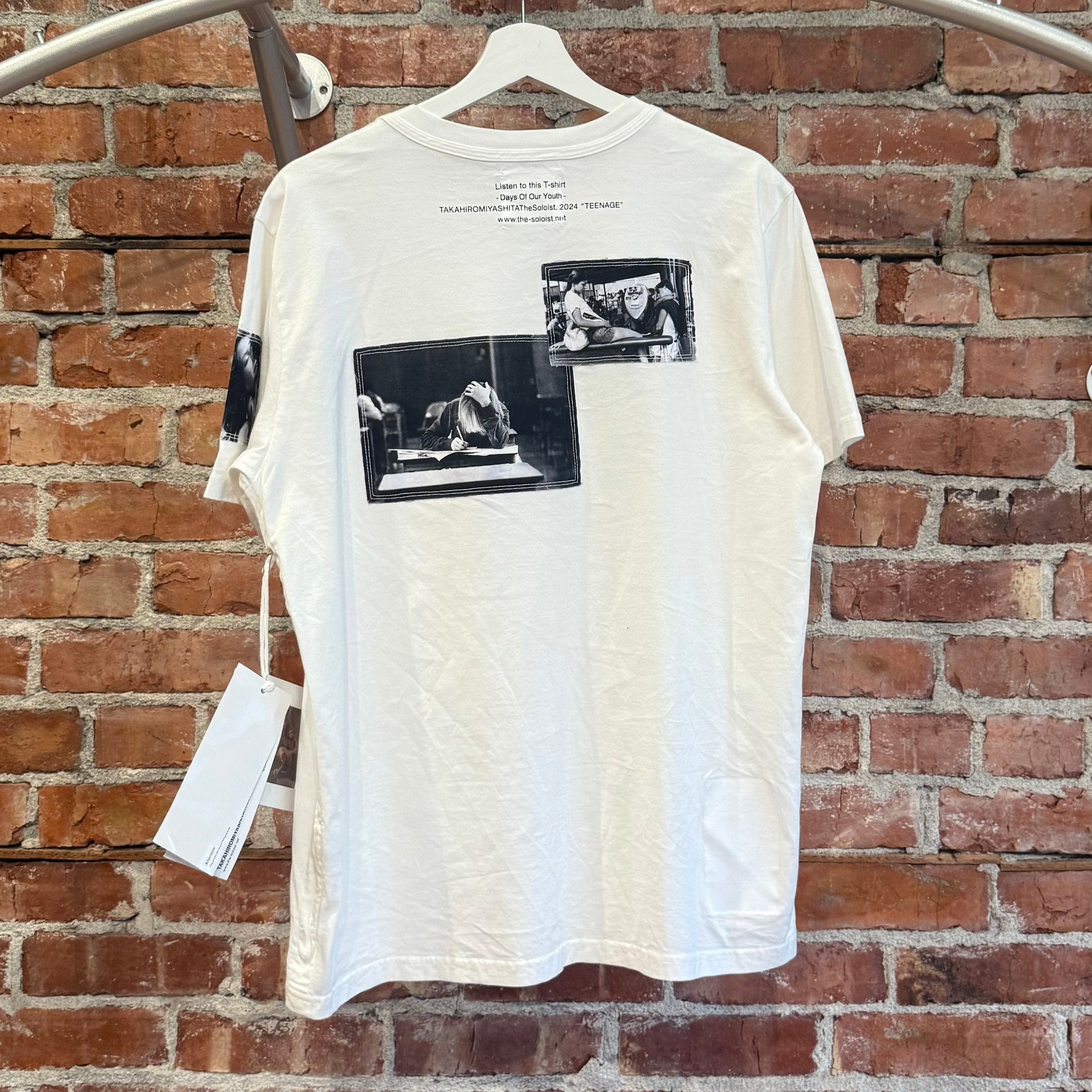 TAKAHIROMIYASHITA THE SOLOIST SS24 PATCHWORK TEE ‘WHITE’ – Sadō Room