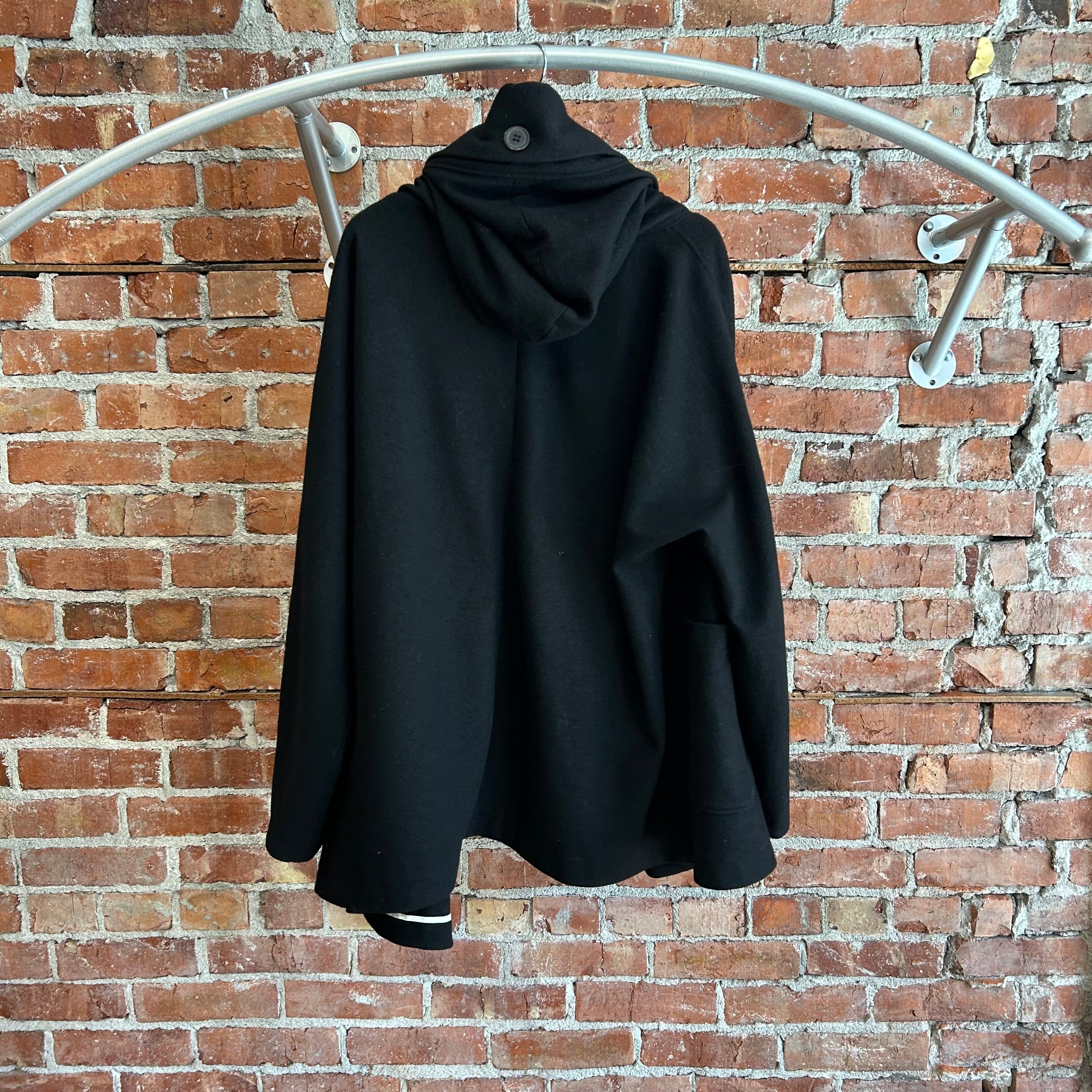Y’s FOR MEN WOOL RAINCOAT ‘BLACK’ – Sadō Room