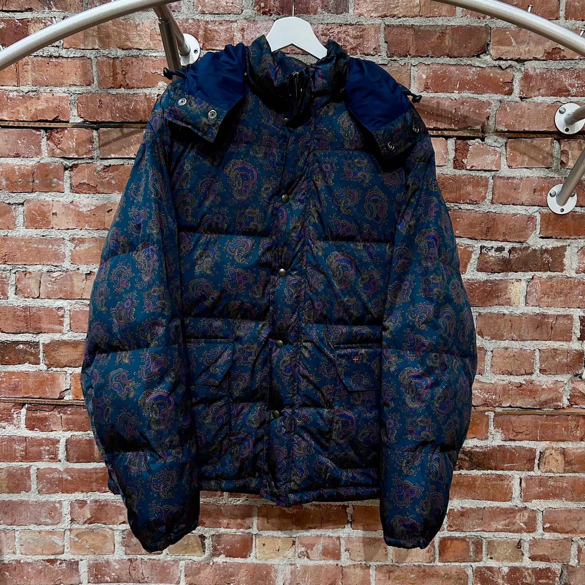 NOAH CASHBALL PAISLEY PUFFER JACKET ‘MULTI’ – Sadō Room