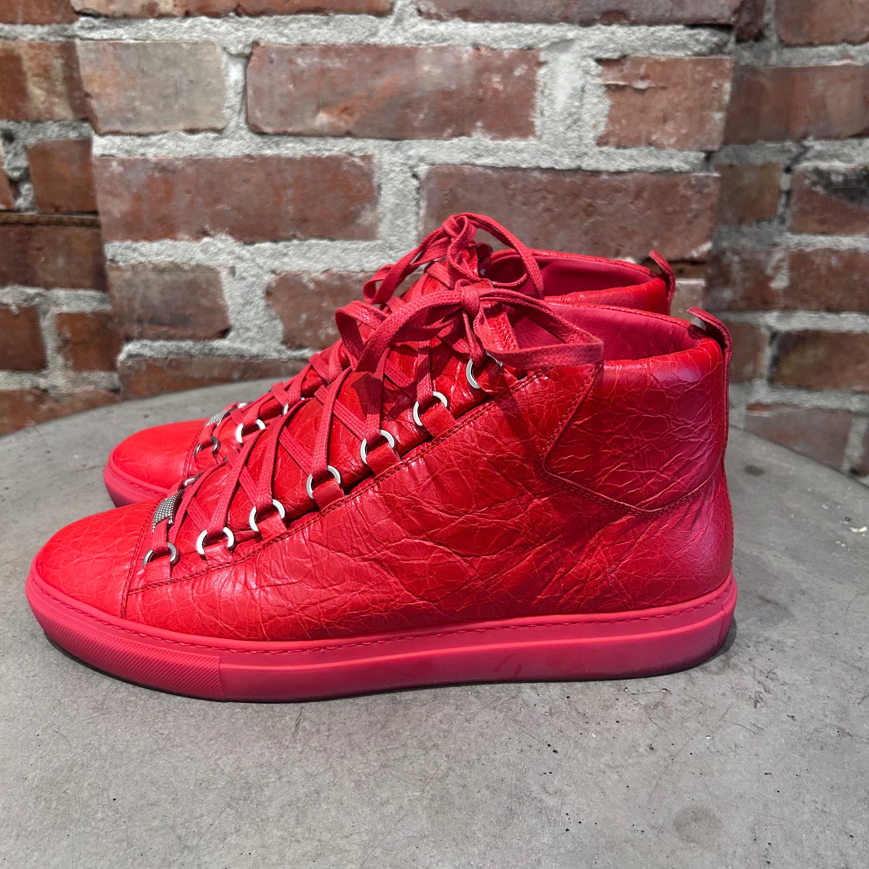 BALENCIAGA ARENA SNEAKERS ‘RED’ – Sadō Room