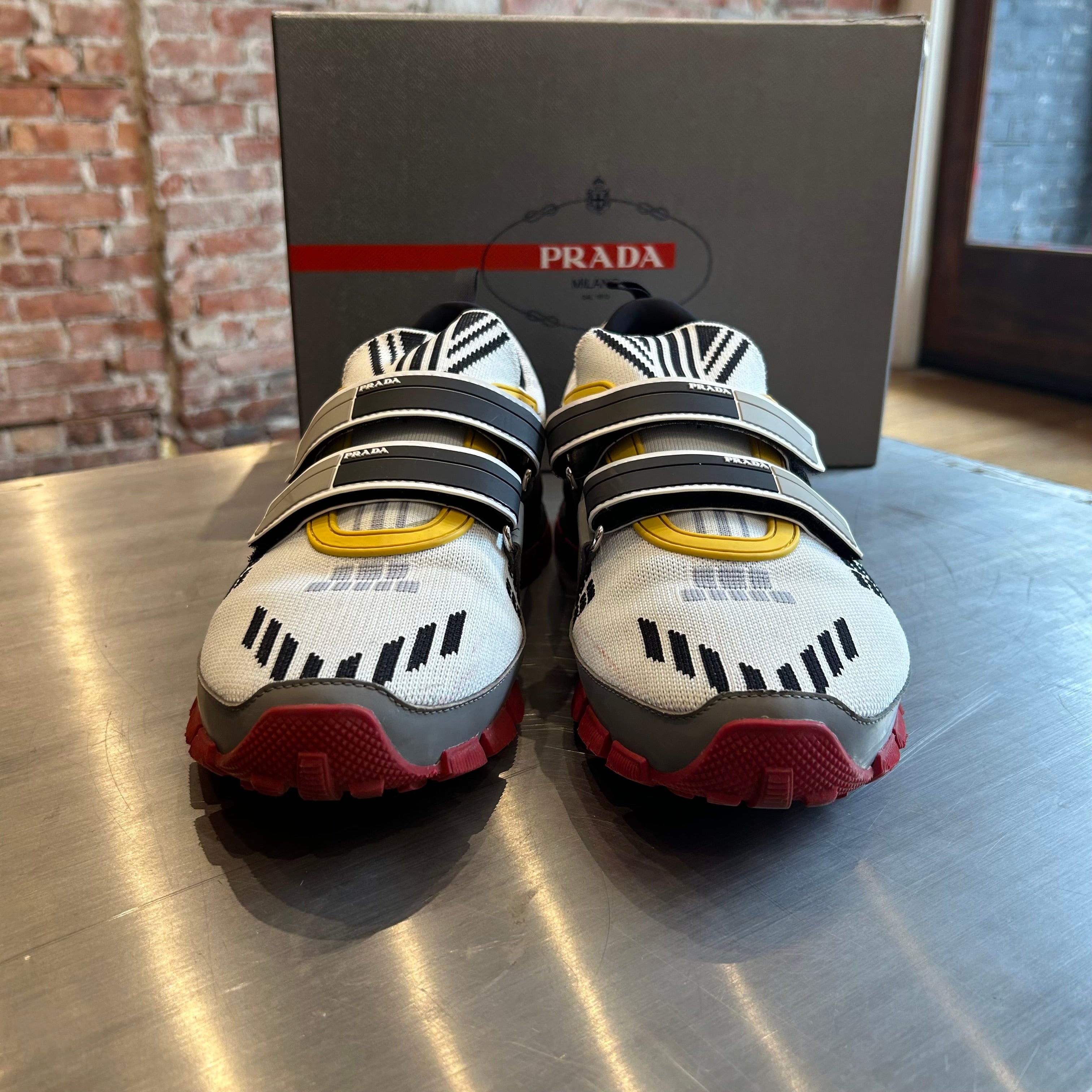 PRADA VELCRO STRAP RUNNERS ‘WHITE’ – Sadō Room