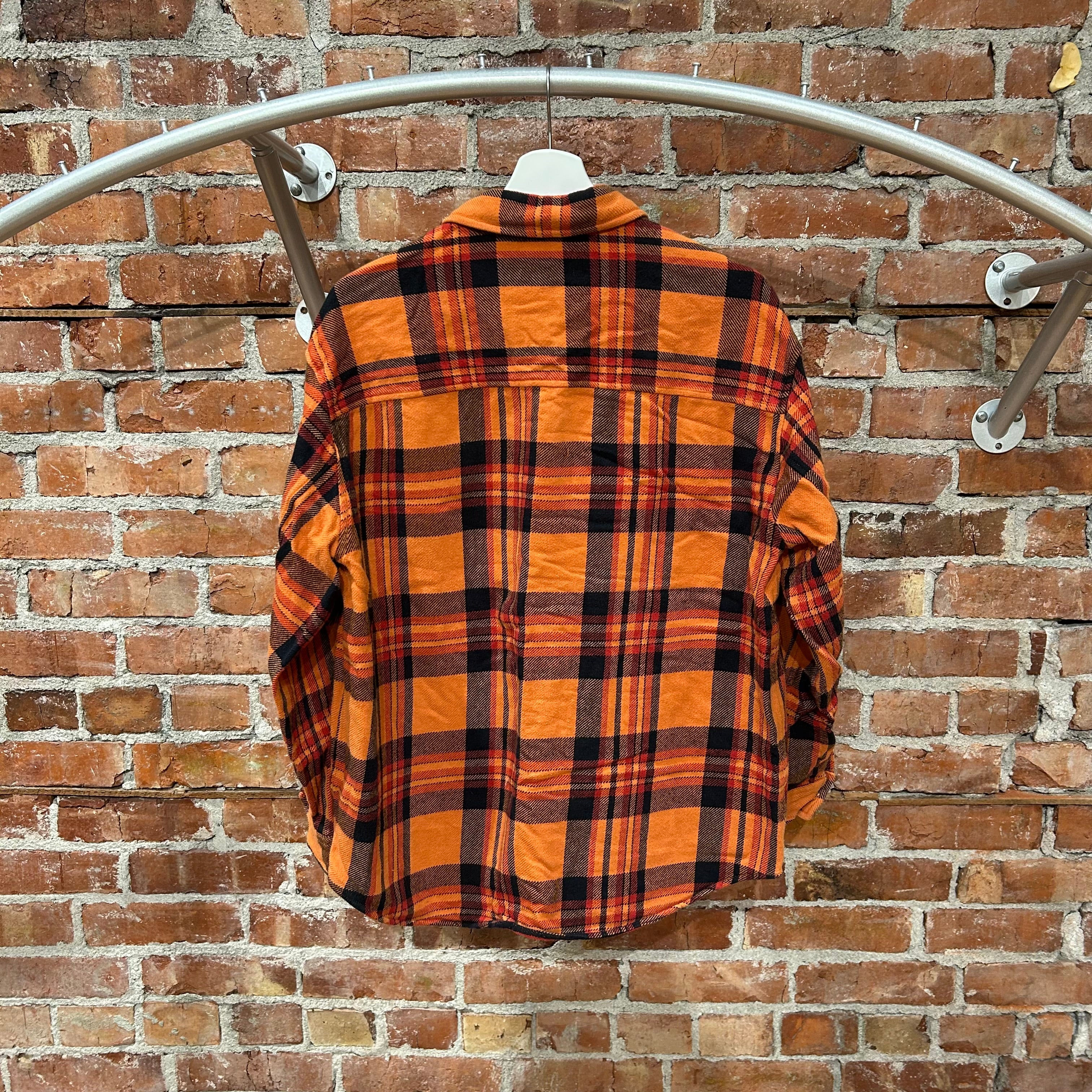 CDG PLAID FLANNEL ‘ORANGE’ – Sadō Room