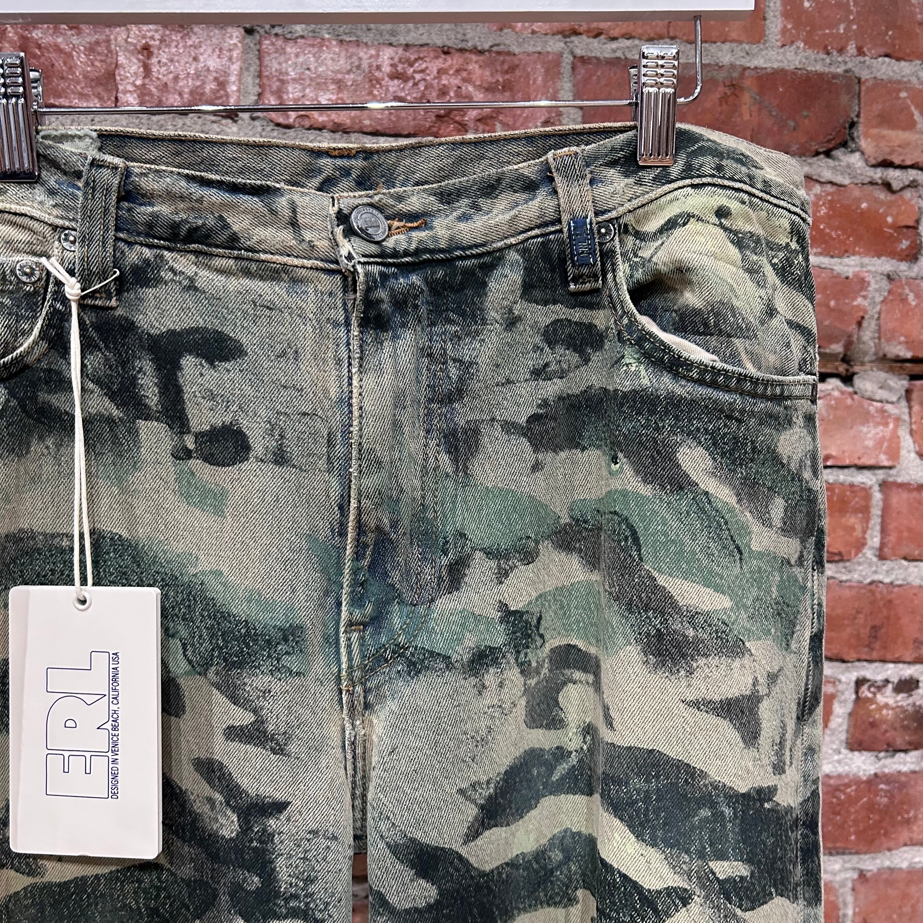 ERL CAMO DENIM ‘GREEN/BLACK’ – Sadō Room