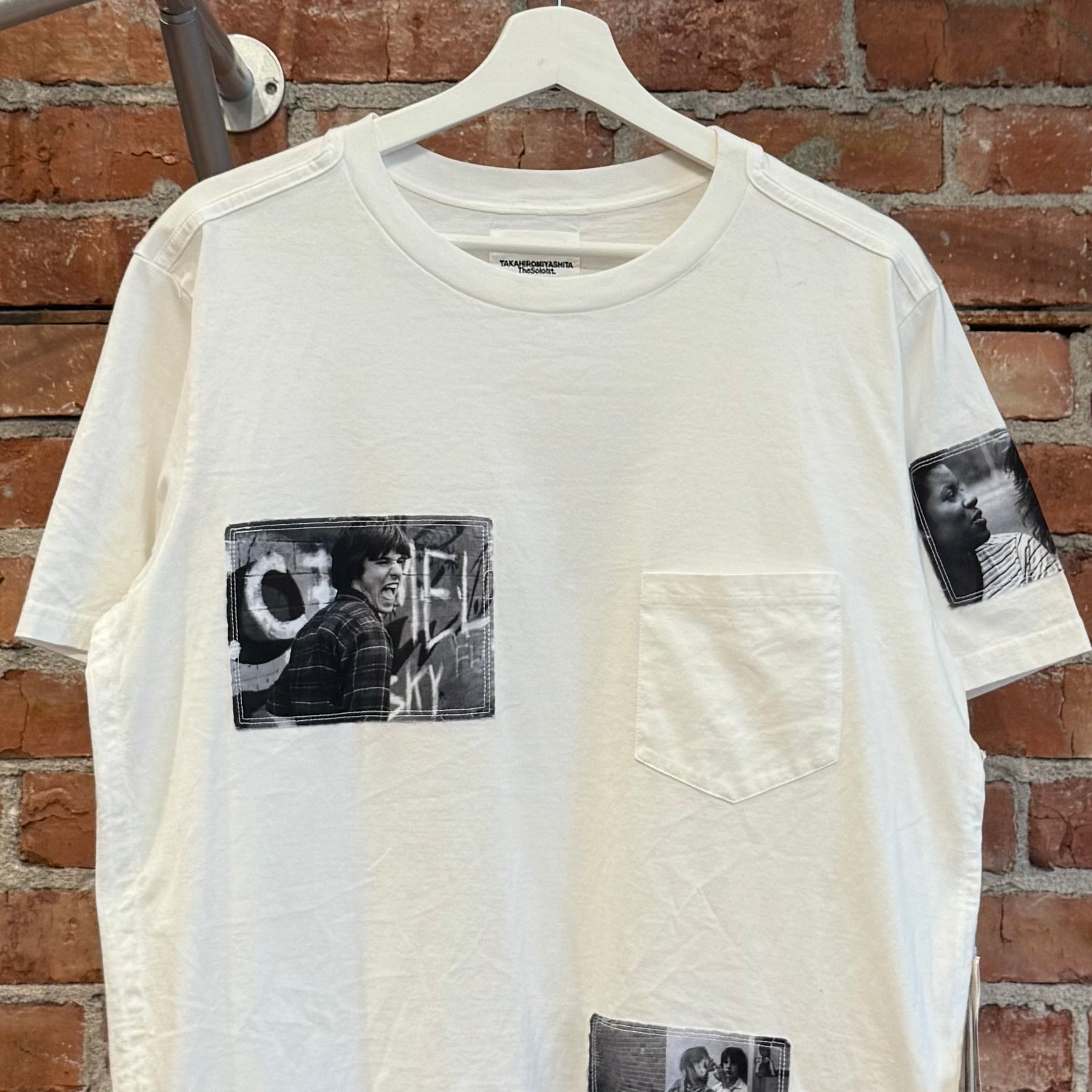 TAKAHIROMIYASHITA THE SOLOIST SS24 PATCHWORK TEE ‘WHITE’ – Sadō Room