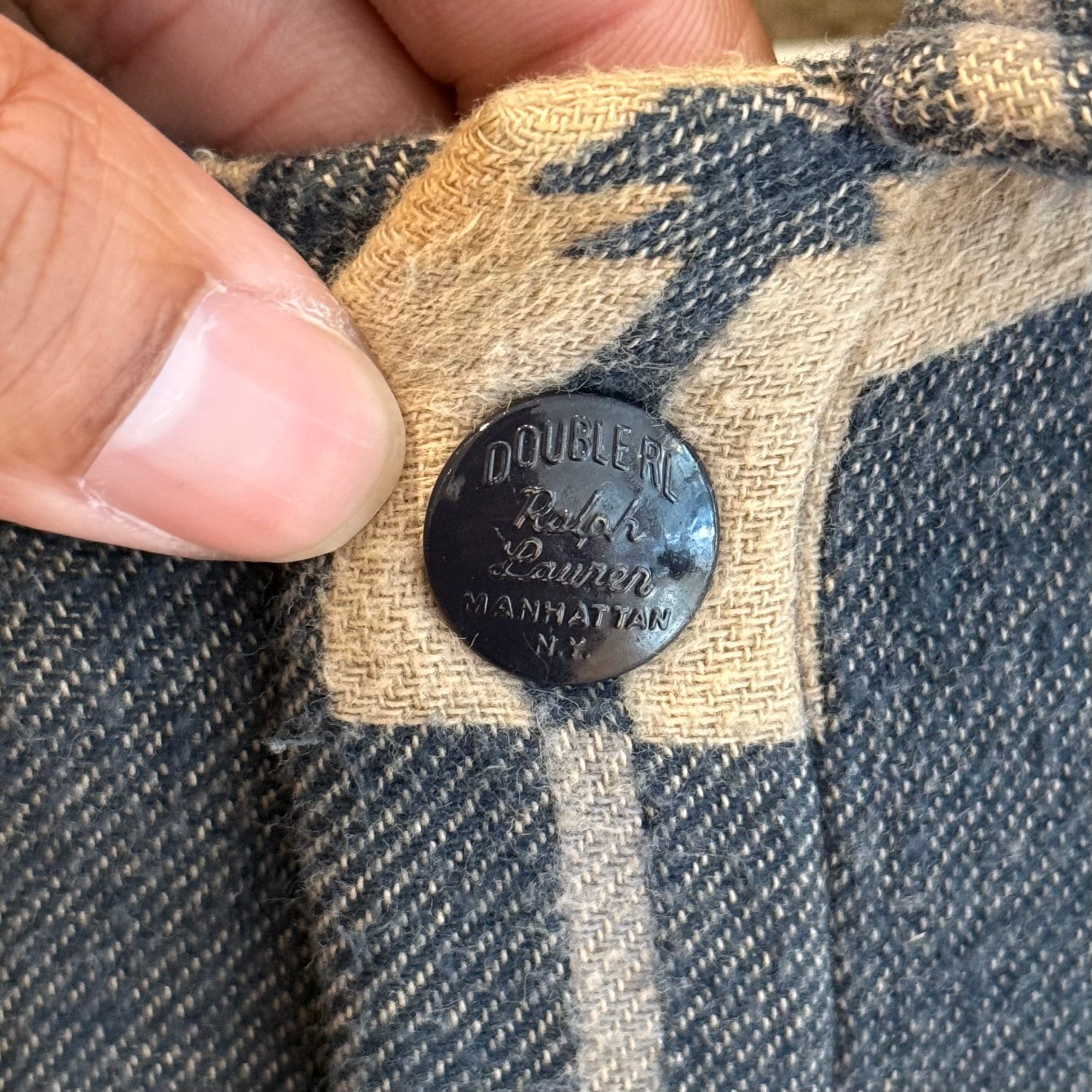 RRL JACQUARD BUTTON UP OVERSHIRT ‘MULTI’ – Sadō Room